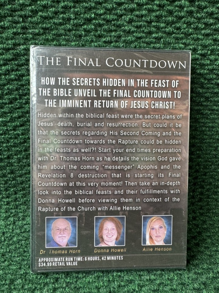 The Final Countdown (DVD, 2 Disc Collection, Skywatch TV) Rapture, NEW ...