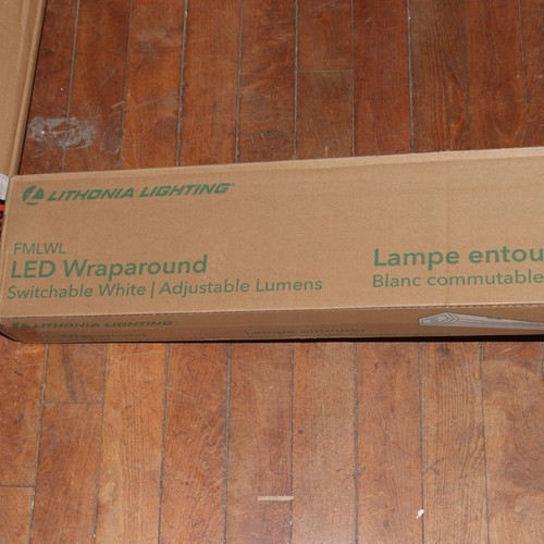 Lithonia Lighting Integrated LED Low Profile Wraparound Light Fixture ...