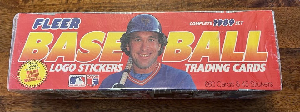 1989 FLEER BASEBALL - COMPLETE SET + STICKERS - GRIFFEY RC - FACTORY ...