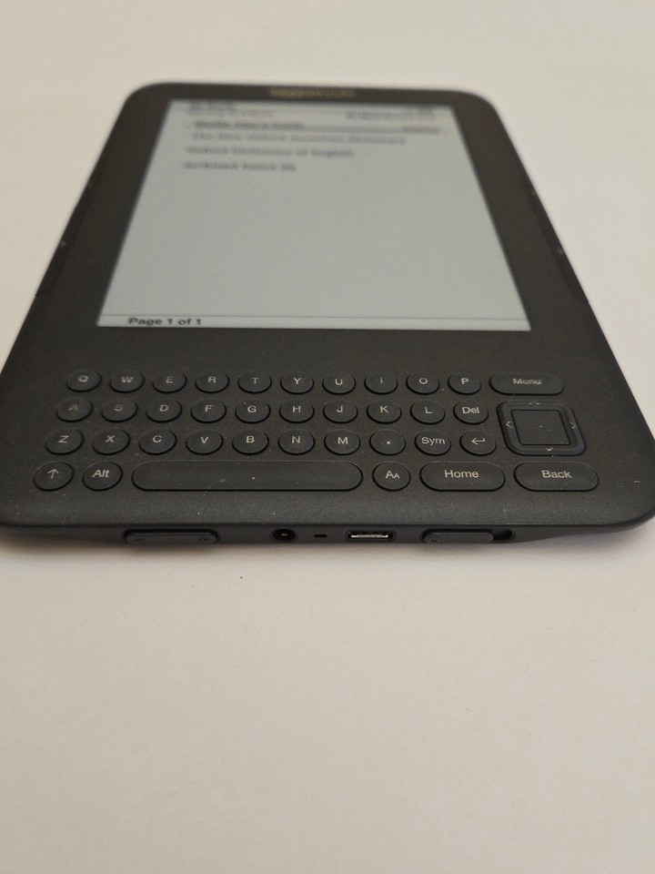 Amazon Kindle Keyboard (3rd Generation) Wi-Fi, Grade B | eBay