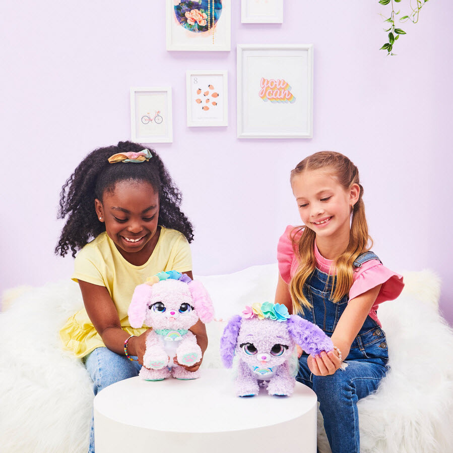Present Pets FAIRY PUP Interactive Plush Puppy Dog 100+ Sounds ...