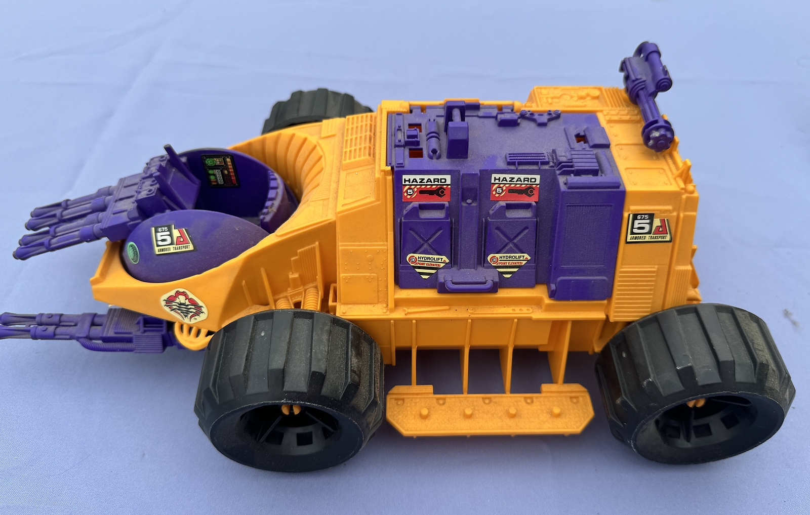 Vintage 1991 Hasbro M-6268 Cobra Parasite Toy Truck Vehicle Tank GI Joe ...