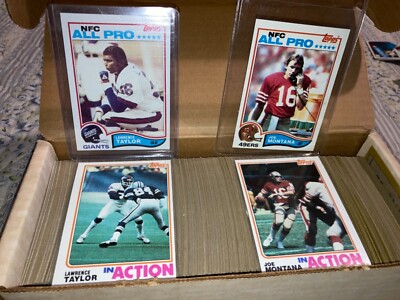 1982 Topps Football Complete 528 Card Set Lawrence Taylor Rookie Rc ...
