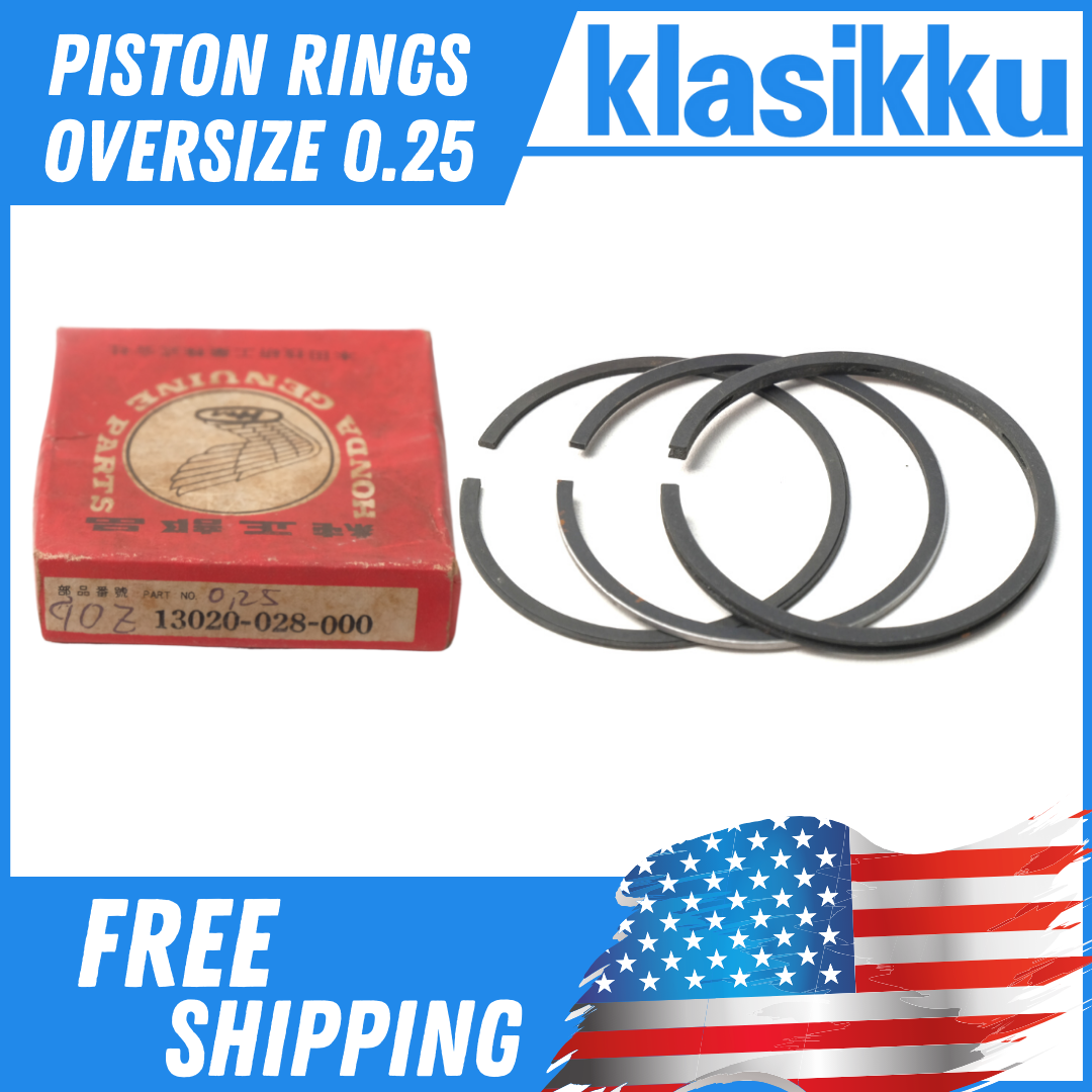 For Honda ST90 CT90 CL90 S90 CS90 CM91 CD90 SL90 Piston Rings Size 0.25 ...
