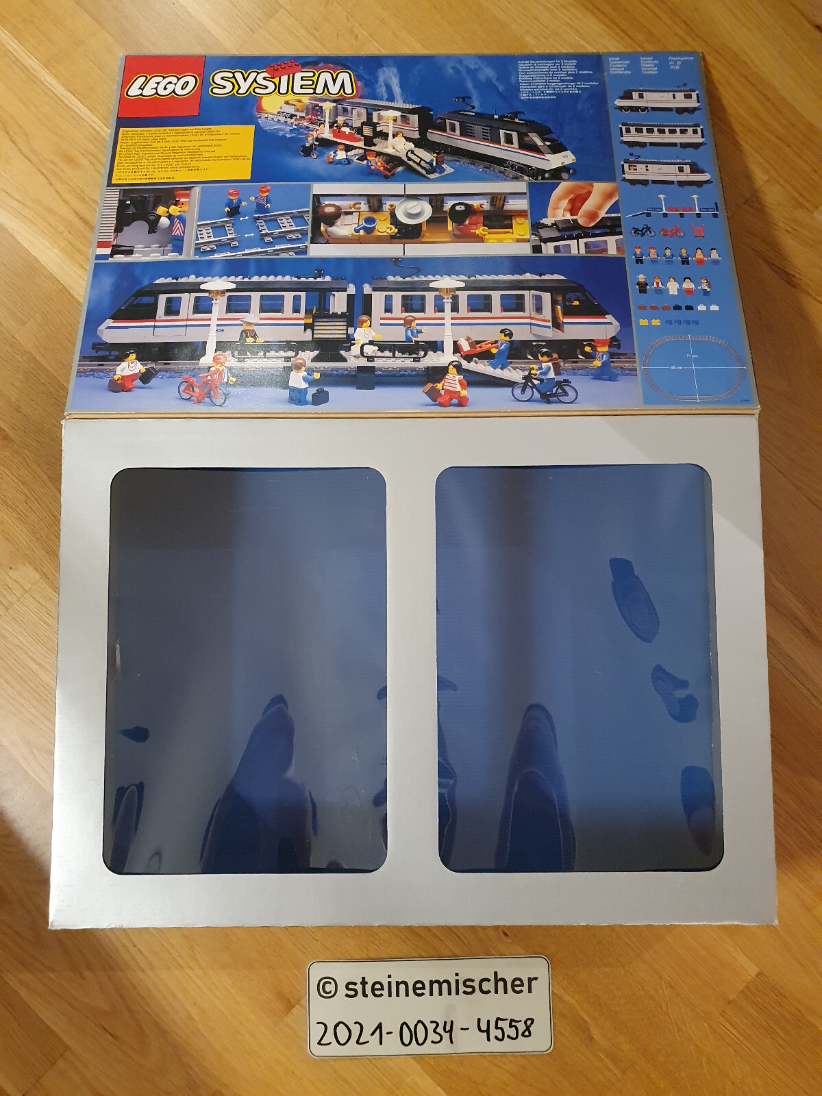 LEGO 4558 - Metroliner 9V Eisenbahn Train 100% kompl. + OVP OBA ...