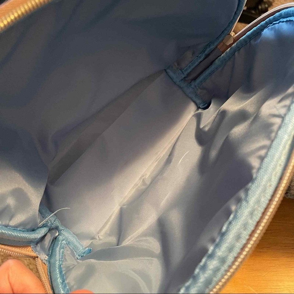 Ulta Beauty Makeup Bag, Blue and Beige - Never Used | eBay