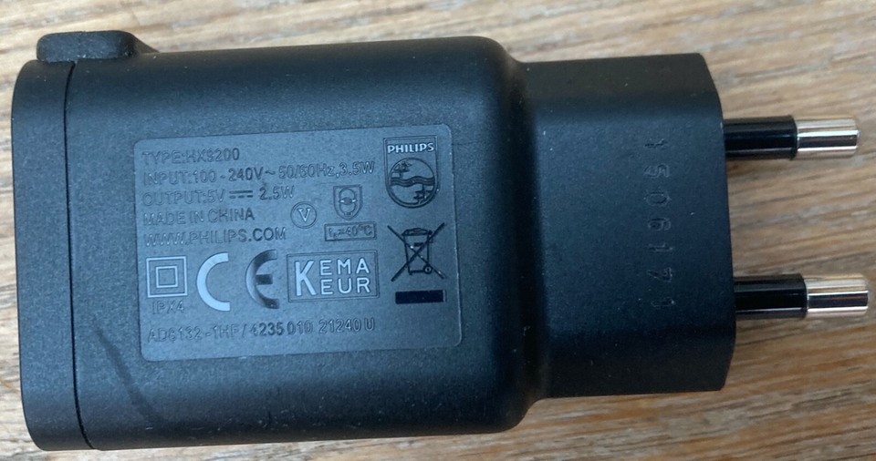 Philips HX9200 USB Electric Toothbrush HX Series USB Travel Adapter ...