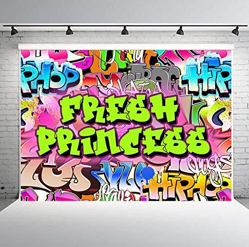 Fresh Princess Backdrops for Photography 7x5FT Hip Pop Graffiti Photo ...