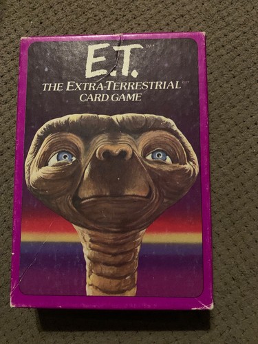 Vintage 1982 E.T. The Extra-Terrestrial Card Game Parker Bros Complete ...