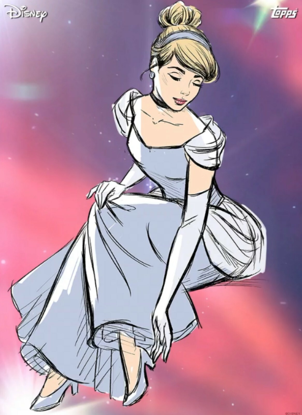 Disney Collect Topps Digital Princess Ink Series 1 Master Set w/Awards ...