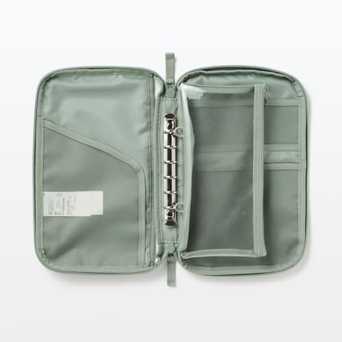 MUJI A5 Collection Case with selectable pocket Slim 26.5x15x2.5cm moss ...