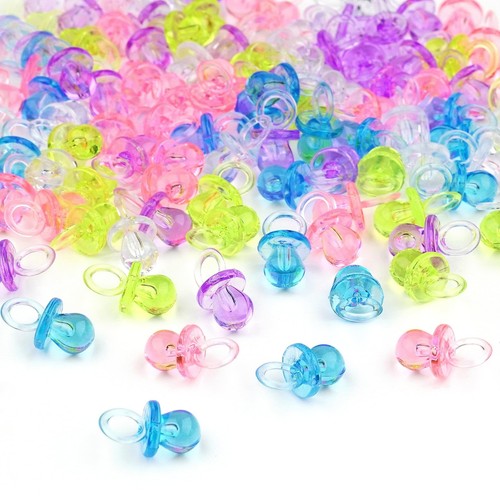 150 Mini Pacifiers for Baby Shower Game(5 Color), 0.86 Inch Plastic ...