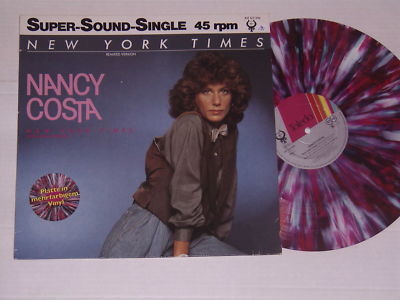 NANCY COSTA -New York Times- 12" ITALO DISCO colored | eBay