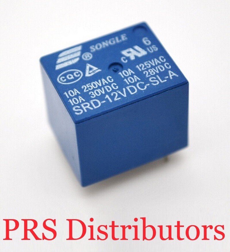 2Pcs SONGLE Relay 12V SRD-12VDC-SL-C 10A 250VAC 125VDC 28VDC 30V DC USA ...