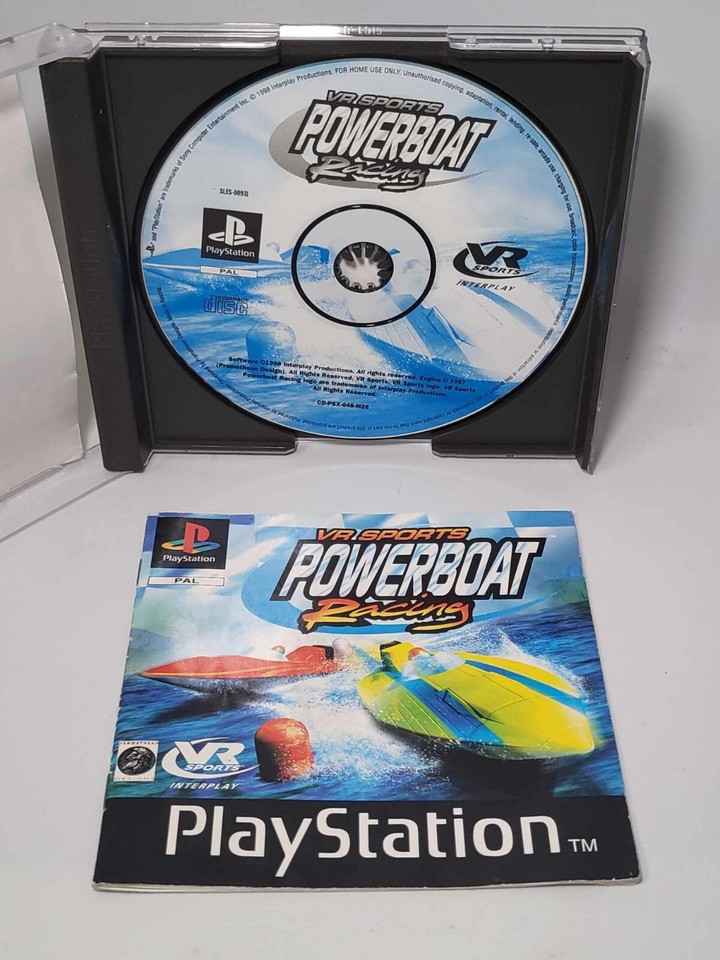 Sony Playstation 1 VR Sports Powerboat Racing PS1 Complete With Manual ...
