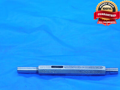 .2560 & .2600 PIN PLUG GAGE GO NO GO .2500 +.0060 1/4 6.604 mm .256 ...