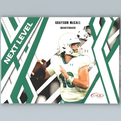 2024 SAGE Low Series - Next Level Green #100 Grayson McCall (RC) | eBay