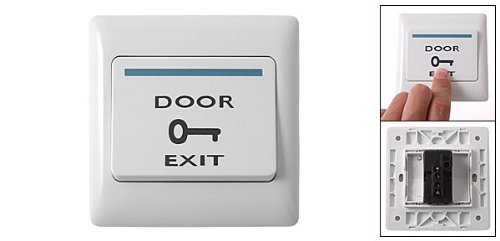 Electronic Door Exit Push Strike Button Panel for Gates & Automatic ...