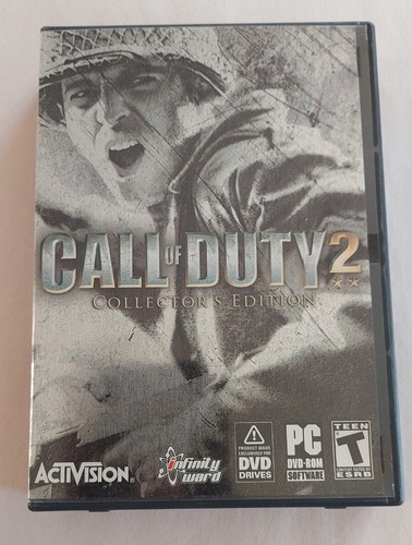 Call of Duty 2 Collector’s Edition (PC, 2005) Complete 2 Set Disc | eBay