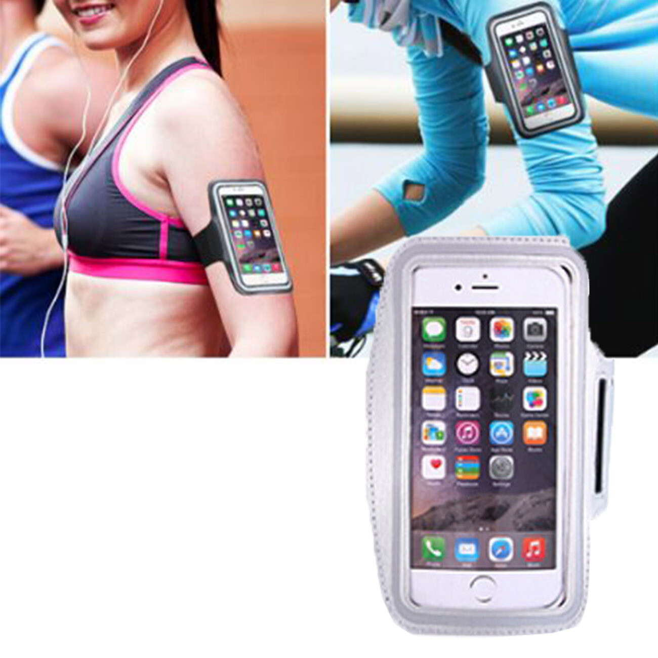 White Sport Arm bag Holder Fits Galaxy S4 S5 S6 S8/+/S7/Edge Note3 | eBay