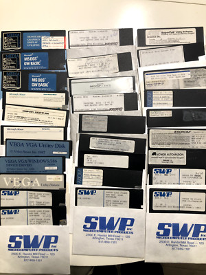 A Collection of Vintag Kaypro 5.25'' Floppy Disks, MS-DOS / GW-BASIC and More | eBay