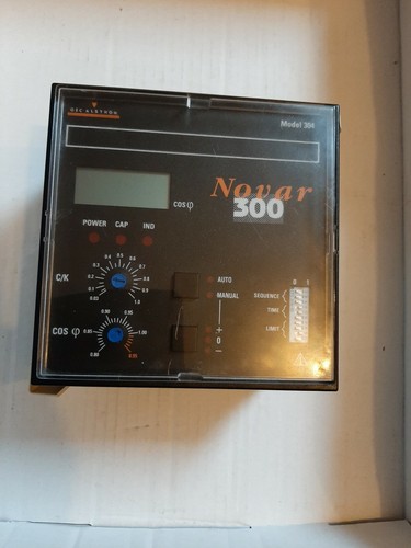 NOVAR 300 MODEL 304 Power Factor Controller N30494155CNLBAA | eBay