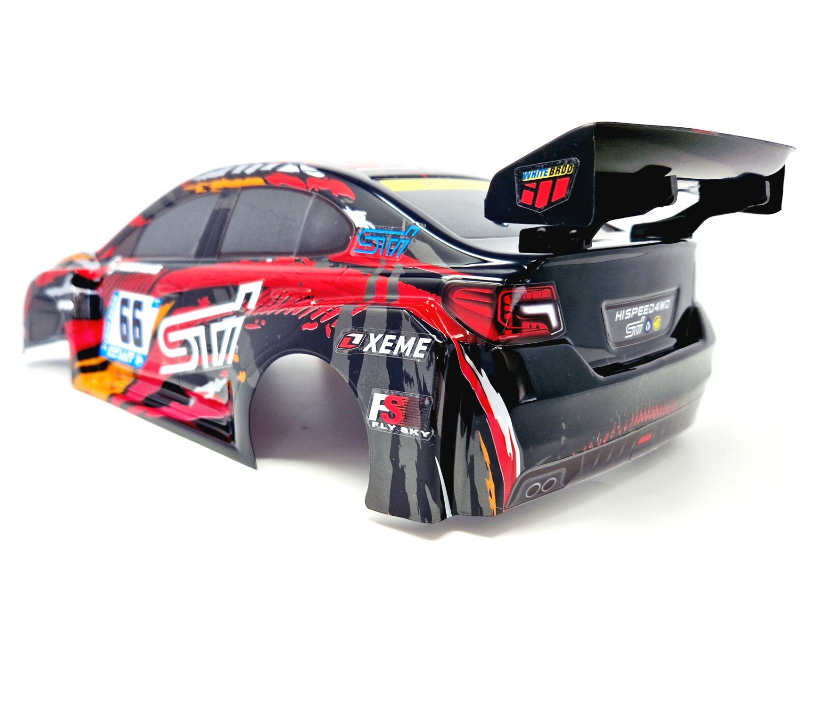 HSP RC Car Body Shell Subaru STI Fits HSP, Maverick Strada 1/10 Scale ...