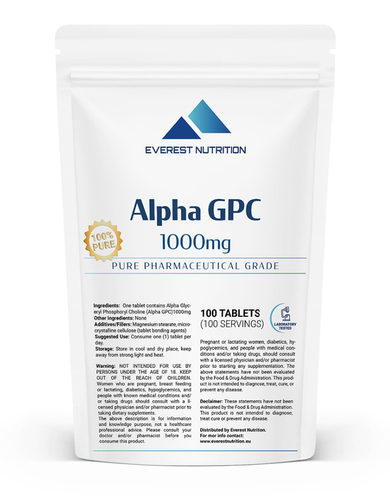 Alpha GPC 1000mg tablets Nervous System & Cognitive Support | eBay ...