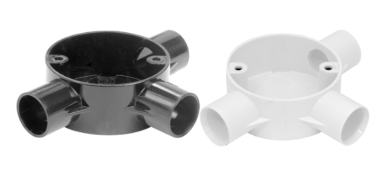 20MM 25MM PVC Conduit Bends Boxes Adaptors Elbows Tee Coupler Saddles ...