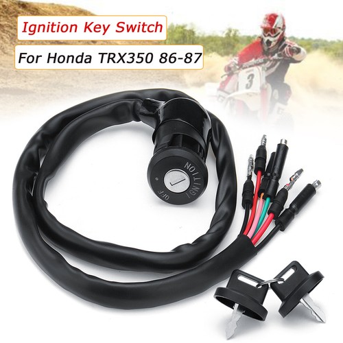ATV Ignition Key Switch w/ Two Keys For Honda FourTrax 350 TRX350 4x4 ...