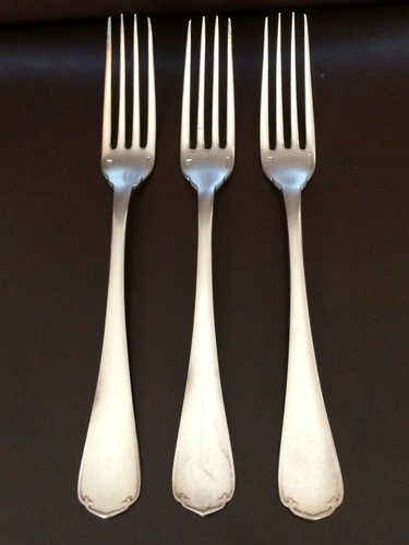 RARE !!3 fourchettes Christofle Art Nouveau Argent 21 cm Poinçon ...