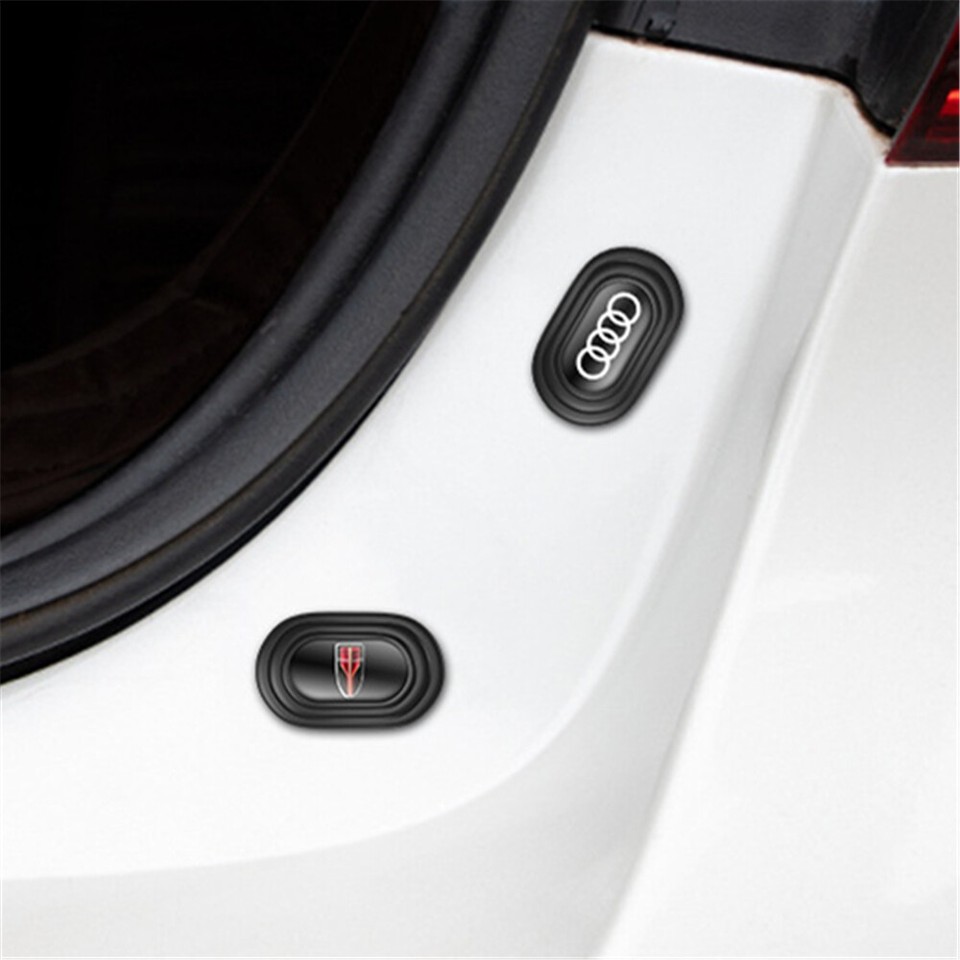 4 x Car Door Sound Shockproof Buffer Sticker Hood Trunk Decal for ...