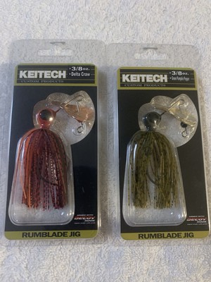 (LOT OF 2). KEITECH RUMBLADE JIG LURES 3/8oz. MULTIPLE COLORS NIP | eBay