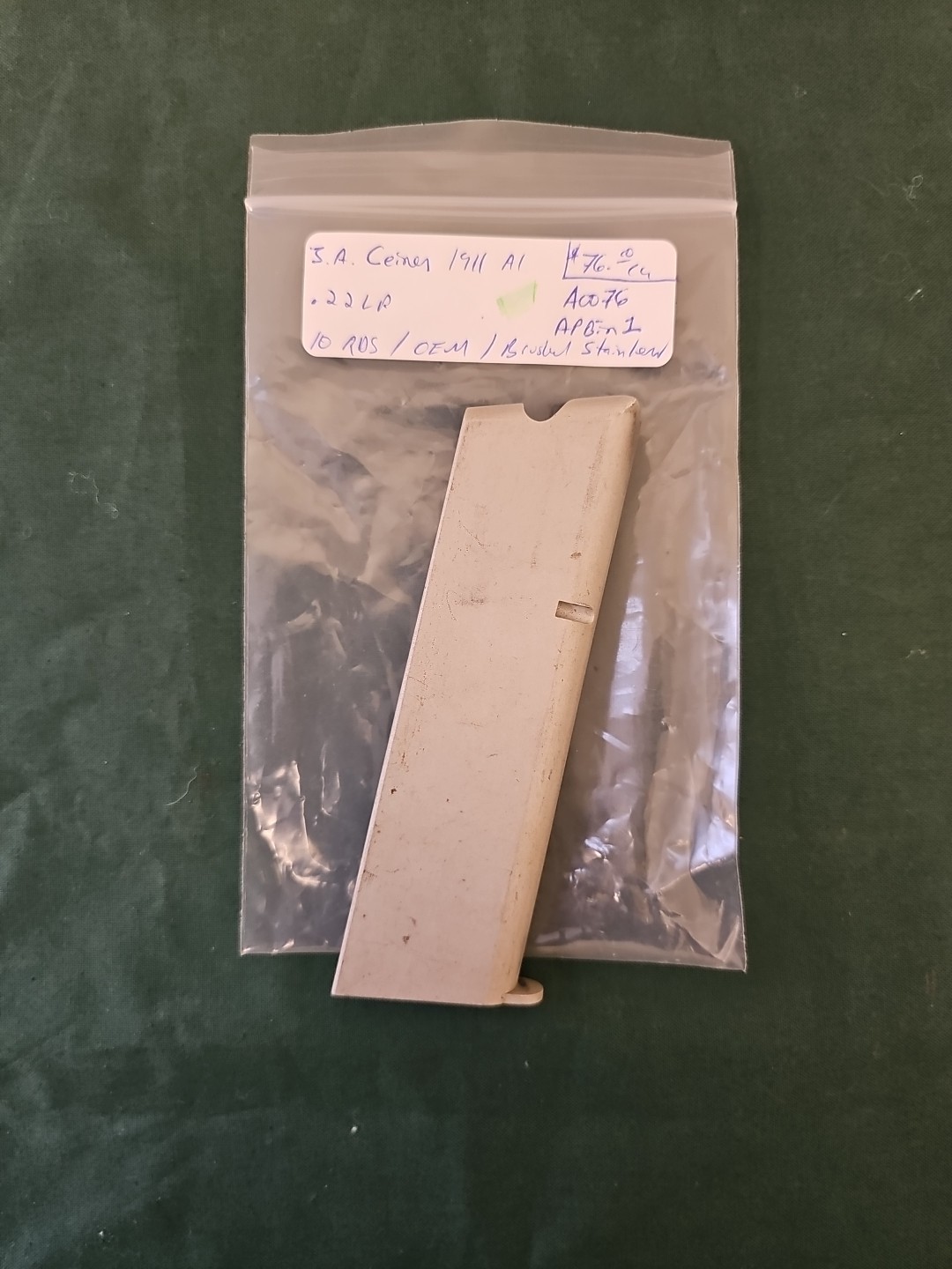 JA Ciener 1911 A1 .22 LR 10 Round Magazine 🇺🇸 Discontinued Factory ...