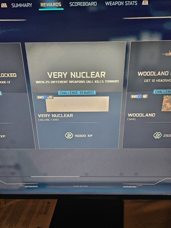 Bo7 Very Nuclear Calling Card, Ultra Rare, Super Limited, Impossible to ...