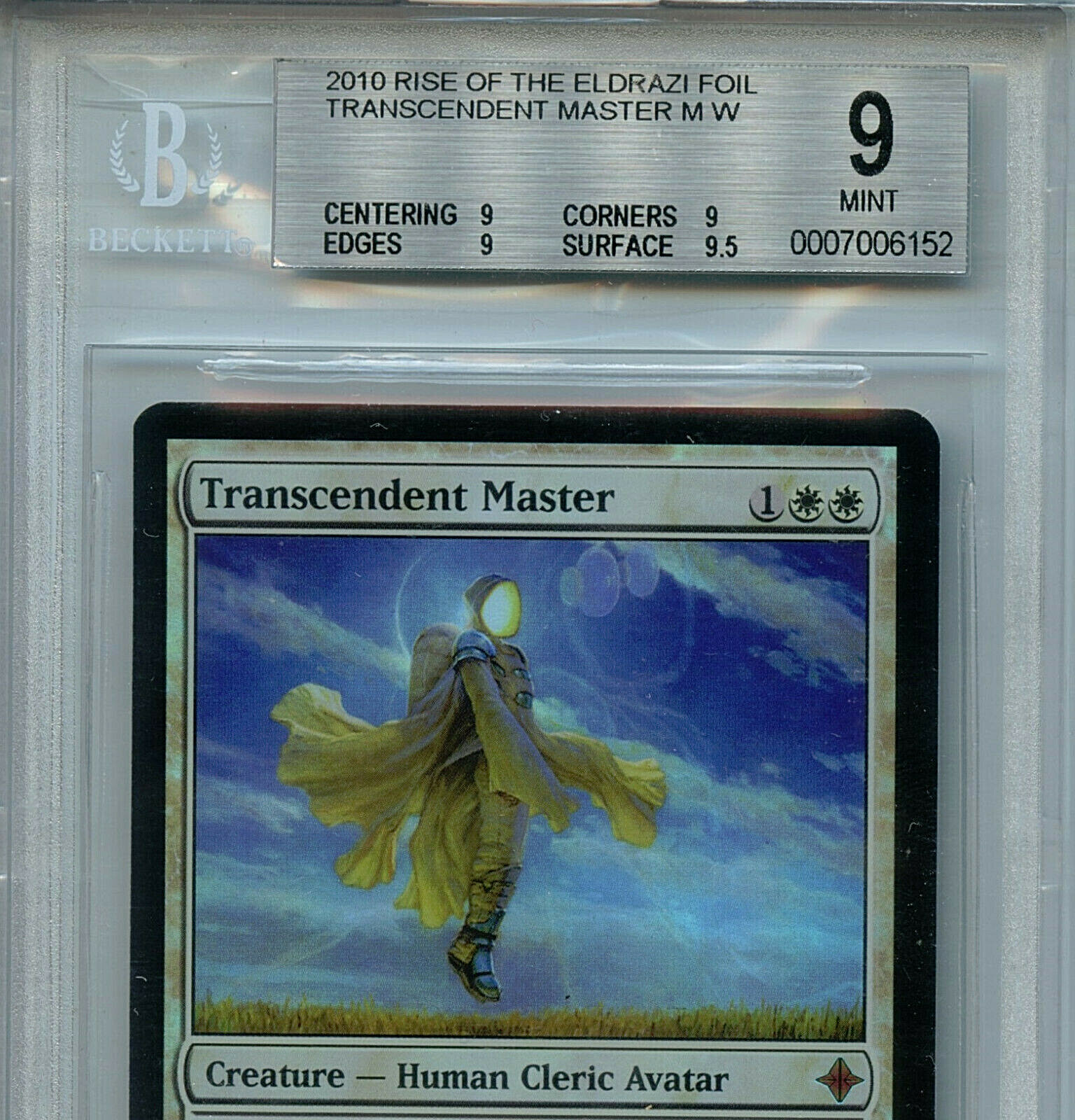 MTG Transcendent Master BGS 9.0 Mint Rise o/t Eldrazi Mystic Foil Magic ...