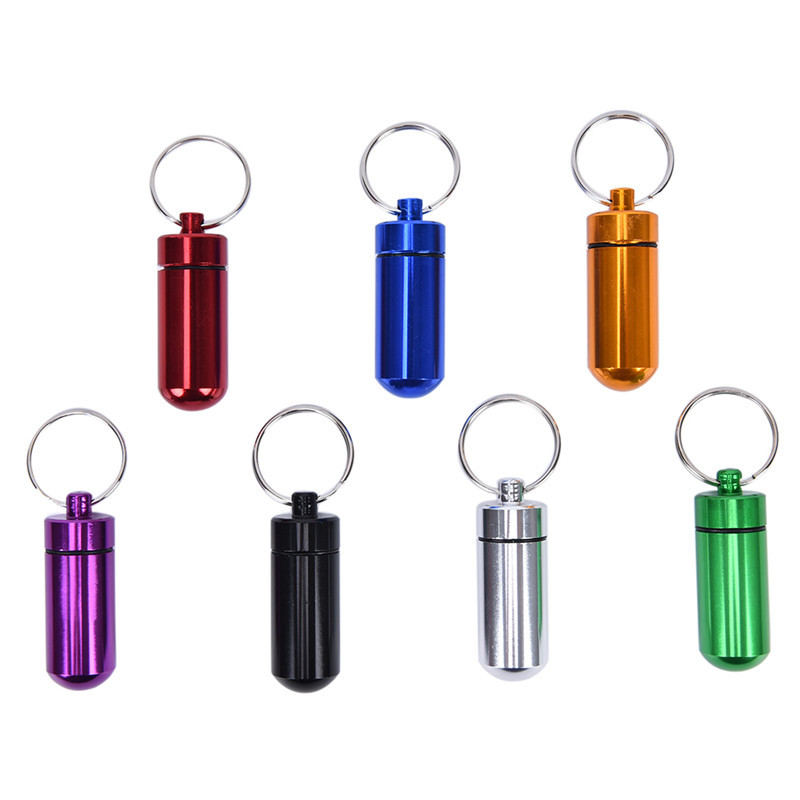 1pc Aluminum Bottle First Aid Medicine Gallipot Cartridge Waterproof ...