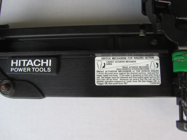 Hitachi 16 Gauge Straight Finish Nailer NT65M2 Nail Gun With Case ...