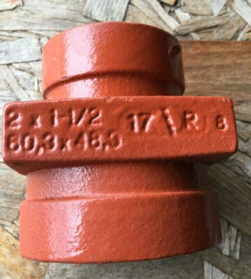 VICTAULIC 2" x 1-1/2" Figure 50 Concentric Reducer Grooved End IPS Pipe ...