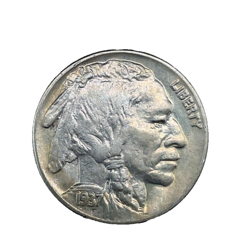 1937 Indian Head Buffalo Nickel 5 Cent Piece BU/UNC. 5c US Coin | eBay
