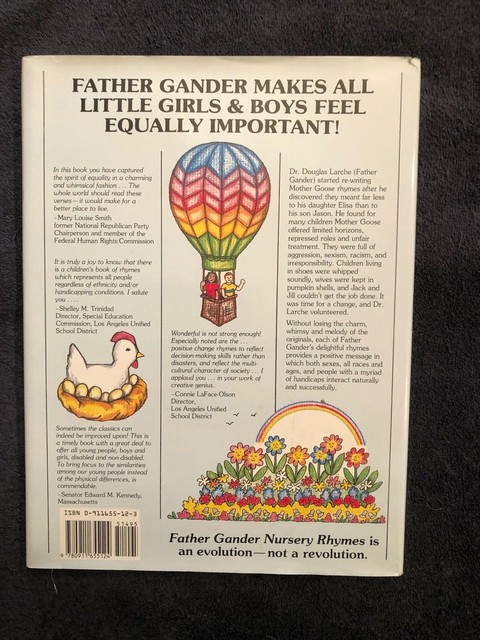 Father Gander Nursery Rhymes by Douglas Larche (1986, Hardcover) for ...