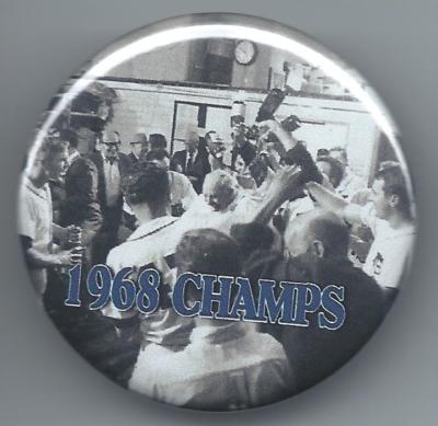 1968 Detroit Tigers Button - World Series Champions - Celebration Photo ...