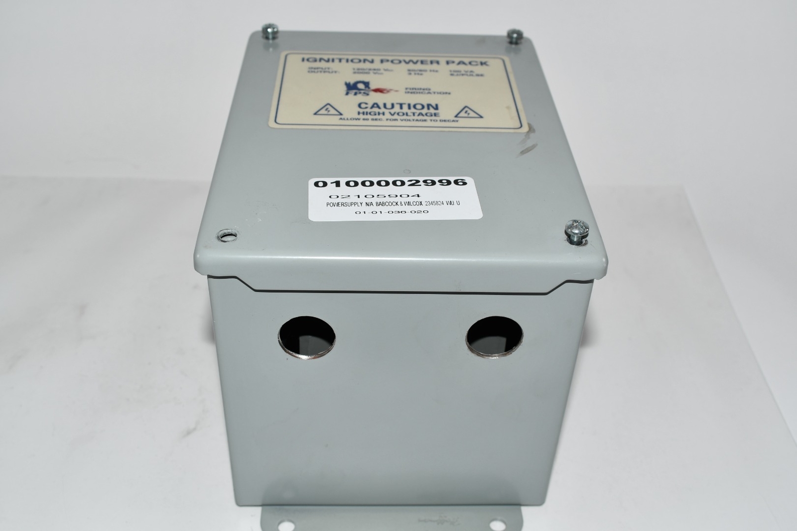 FPS Fossil Power Systems 9050-1100 Ignition Power Pack 100va 120/240v ...