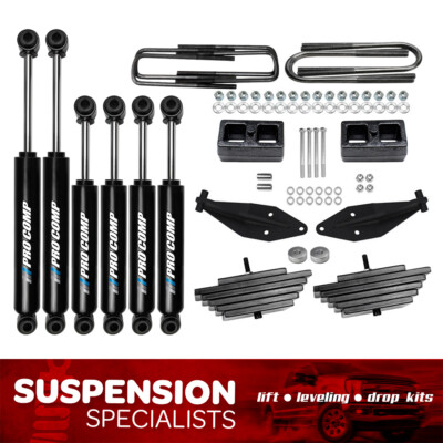 3"/2" Lift Leveling Kit w/ Pro Comp Shocks For 2000-2005 Ford Excursion ...