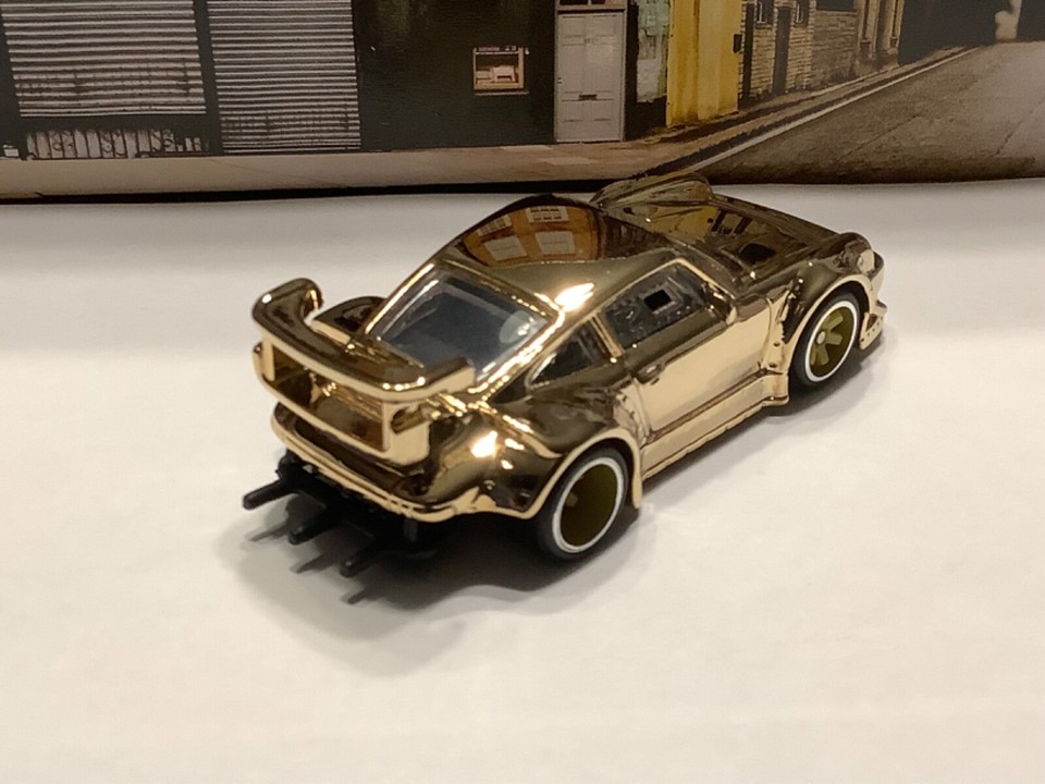 HOT WHEELS CUSTOM SUPER CHASE CHROME OR GOLD RWB PORSCHE 930 & AERO ...