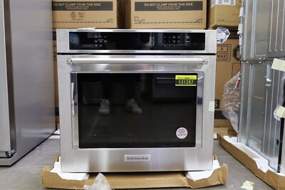 KitchenAid KOSE500ESS 30" Stainless Single Electric Wall Oven NOB ...