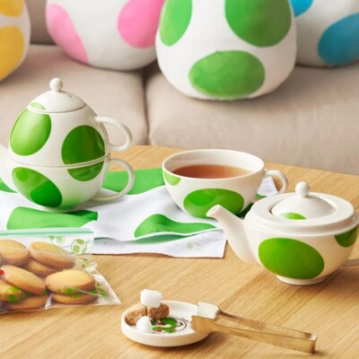 Nintendo TOKYO Official SUPER MARIO Yoshi Teapot & Cup Set Porcelain ...