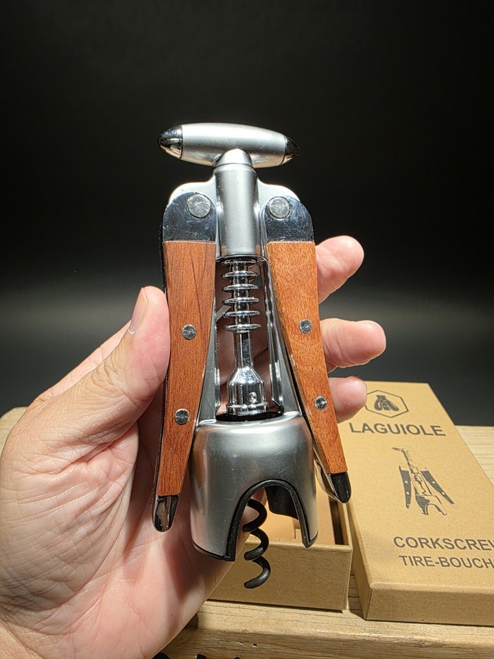 Laguiole Corkscrew with wood Handles Vintage Style | eBay