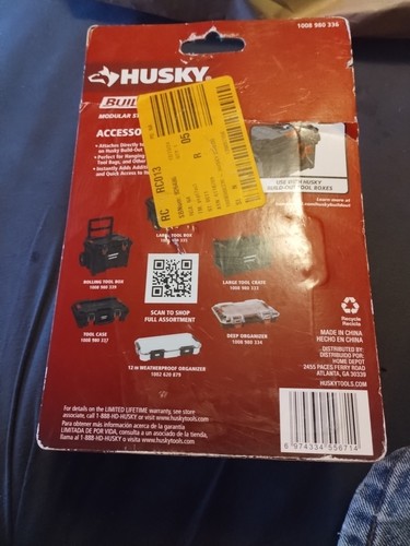 NEW Husky Tools Build Out Accessory Hook Set 2 Pack Modular Storage ...