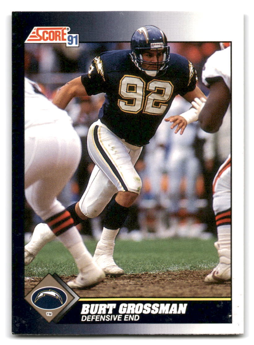 Burt Grossman 1991 Score #551 San Diego Chargers FOOTBALL | eBay